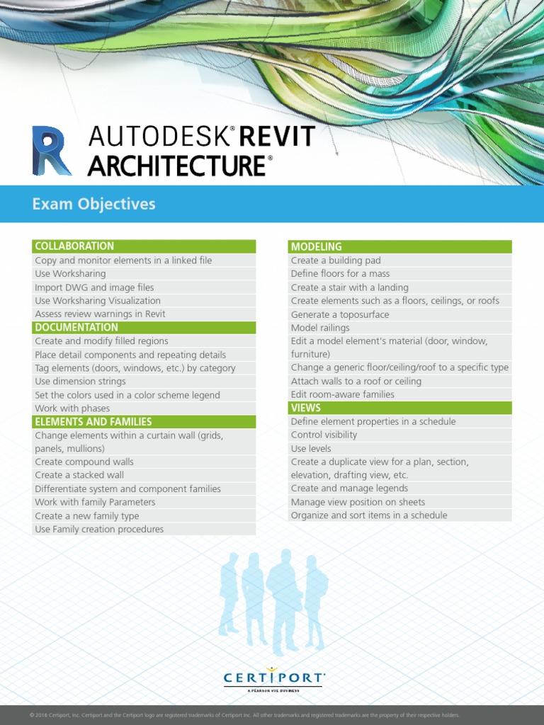 ACP Revit Architecture Exam Objectives 053017RA PDF | PDF | Autodesk Revit