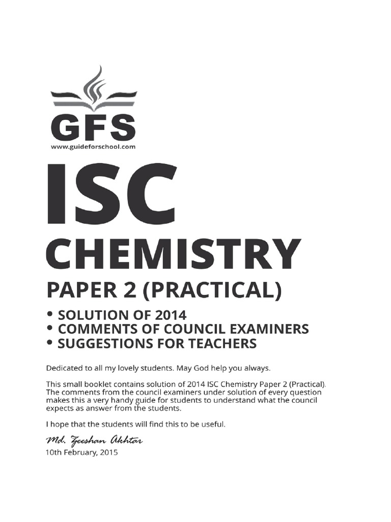 Chemistry Paper 2 Practical Results | PDF | Salt (Chemistry) | Sodium ...