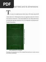 FIFA Football Field Dimensions Explained | PDF
