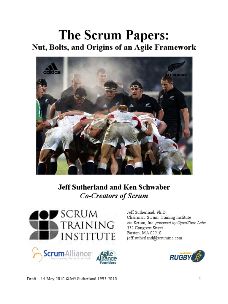 The Scrum Papers:: Nut, Bolts, and Origins of An Agile Framework | PDF ...