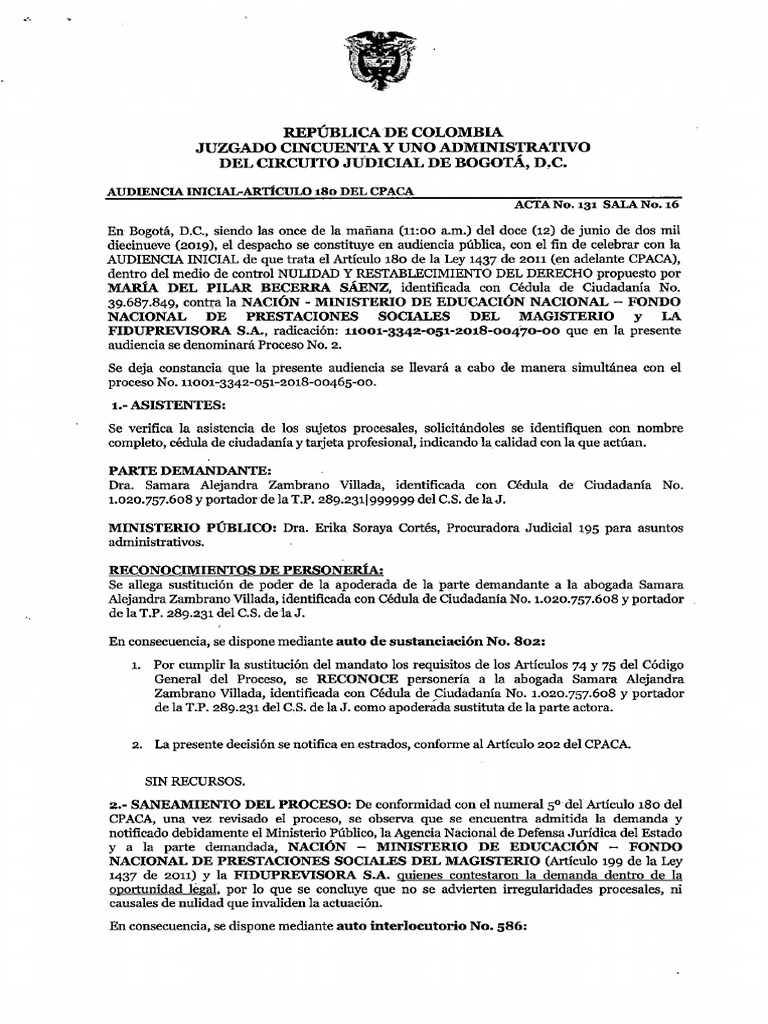 Modelo de Sentencia | PDF