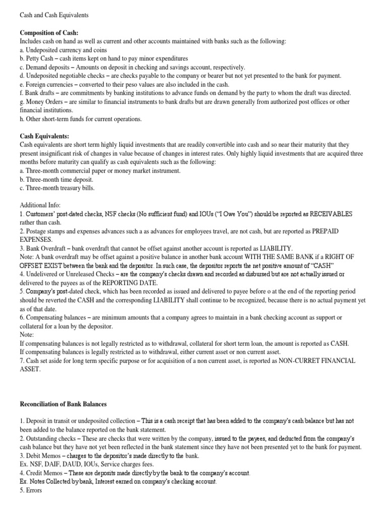 Intermediate Accounting Pdf Cheque Deposit Account