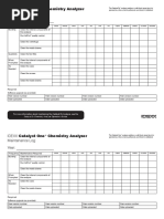 Equ210-02 Clinitek Maint Log | PDF