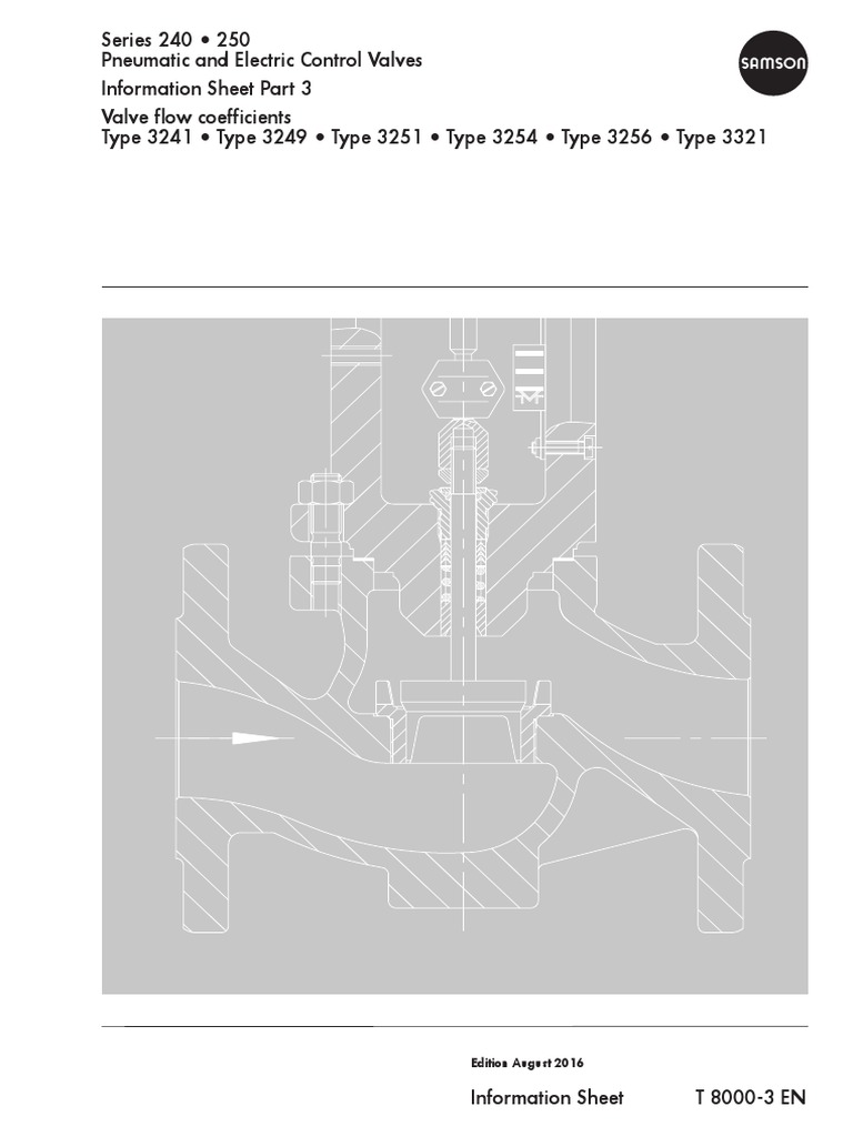 Samson 3241-Válvula de Globo | PDF | Ocio | Business
