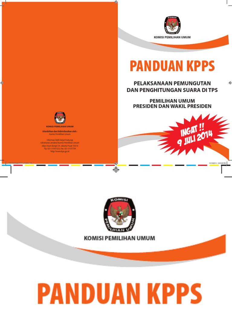 Panduan KPPS PDF | PDF