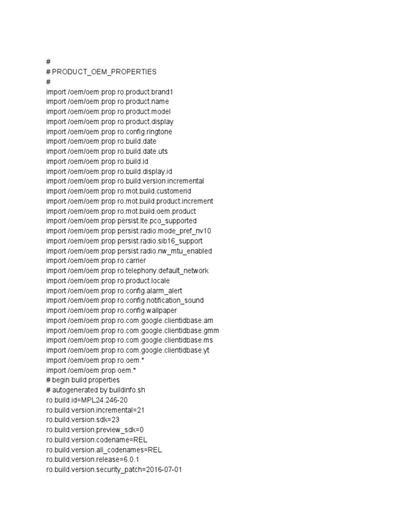 Build Prop | PDF | Bluetooth | Digital Audio