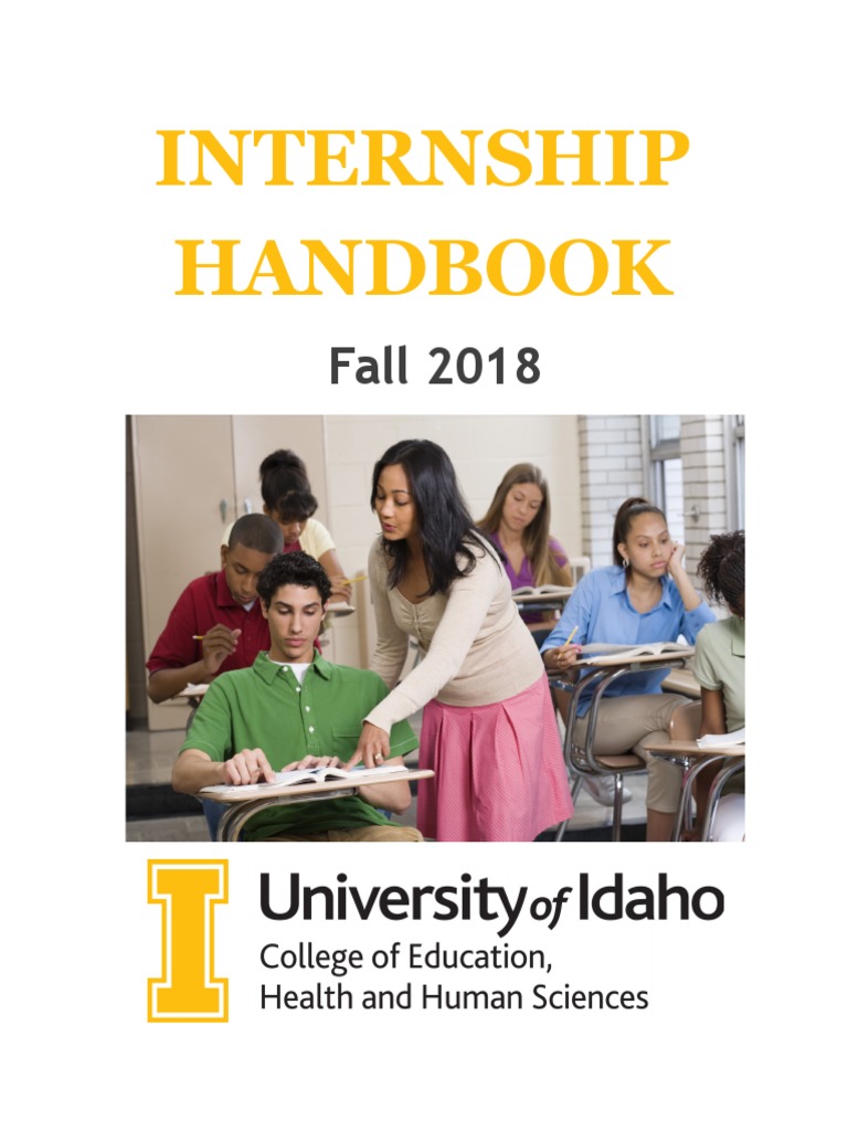 Internship Handbook | PDF | Mentorship | Teachers