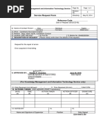IT Service Request Form Template | PDF | Telecommunications | Communication