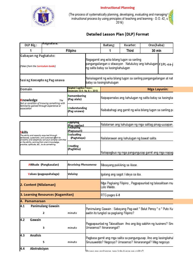 DLP q3 - Filipino Harvesting | PDF
