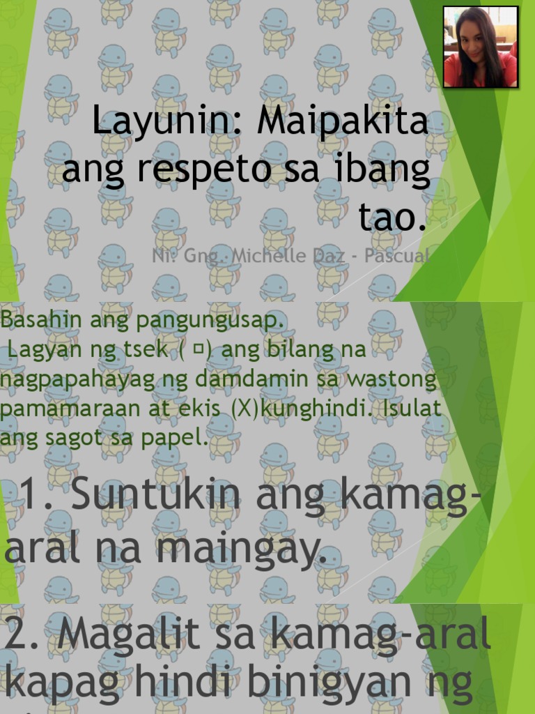 27 - Health - 1stGrading-Maipakita Ang Respeto Sa Ibang Tao | PDF