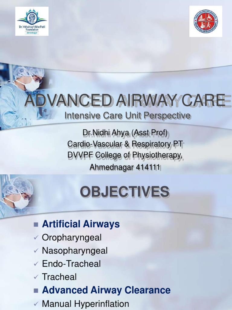 Advanced Airway Care: Intensive Care Unit Perspective | PDF ...