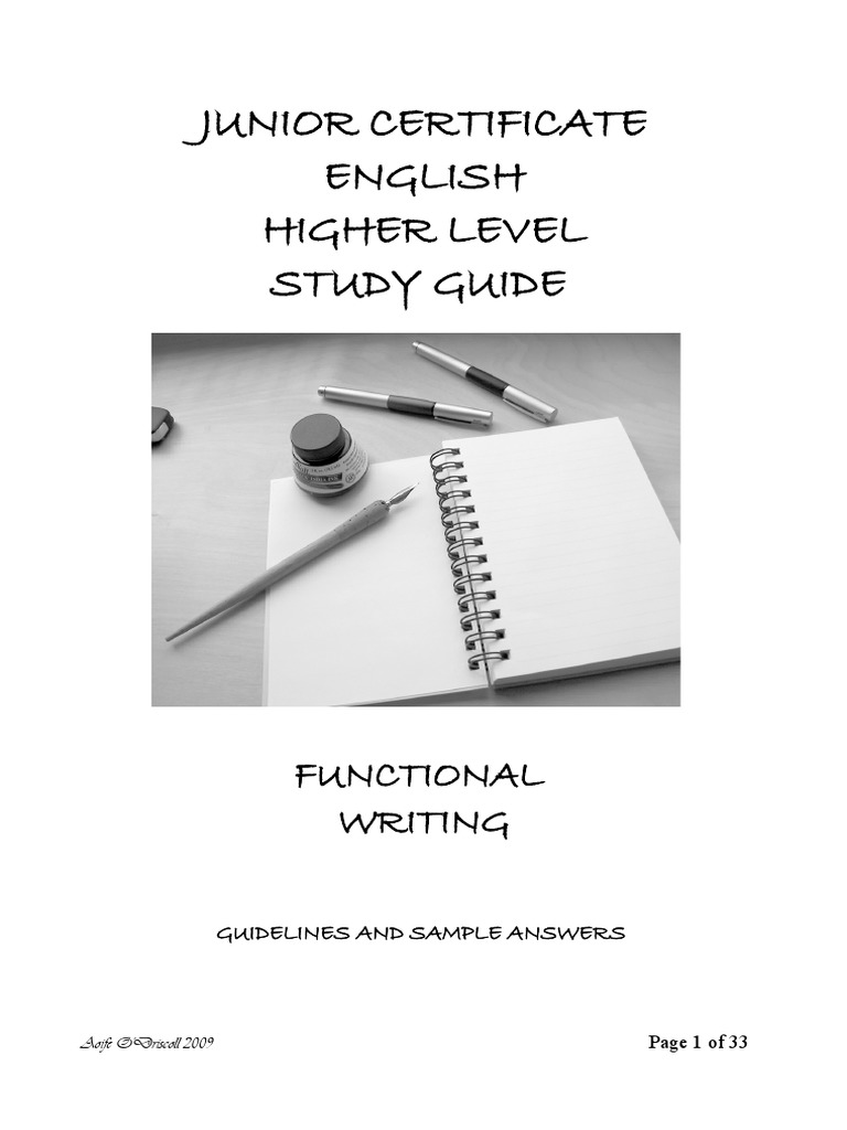 Functional Writing GUIDELINES | Download Free PDF | Question | Newspapers