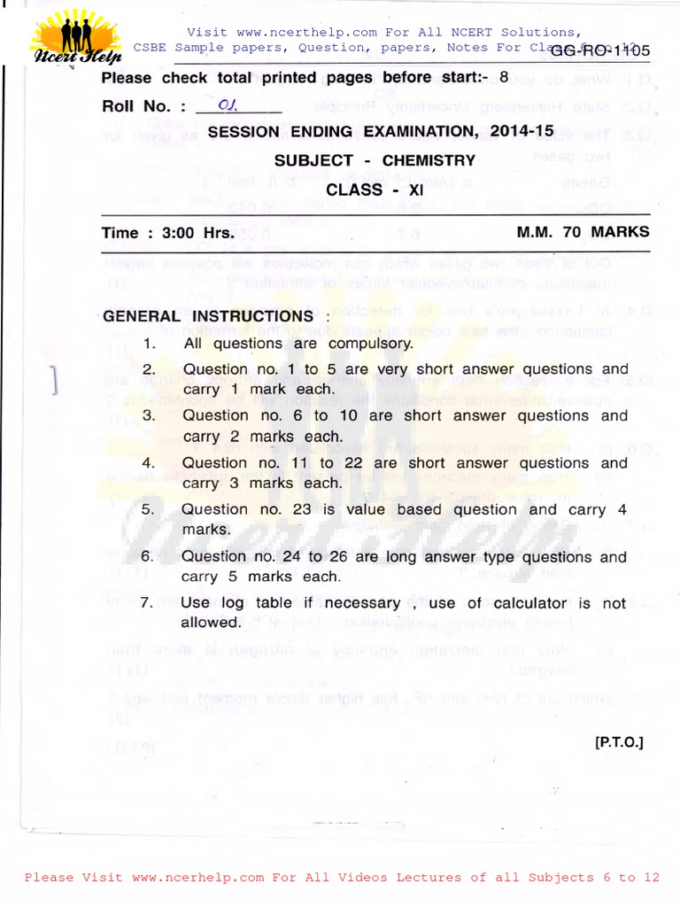 CSBE Sample Papers, Question, Papers, Notes For Class 6 To 12 | PDF