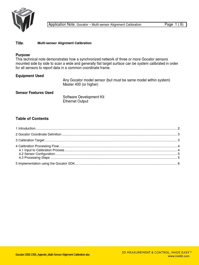 Multi-Sensor 3D Surface Scanning: A Guide to Coordinate System ...