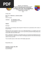 Request Letter To DPWH | PDF | Government | Philippines
