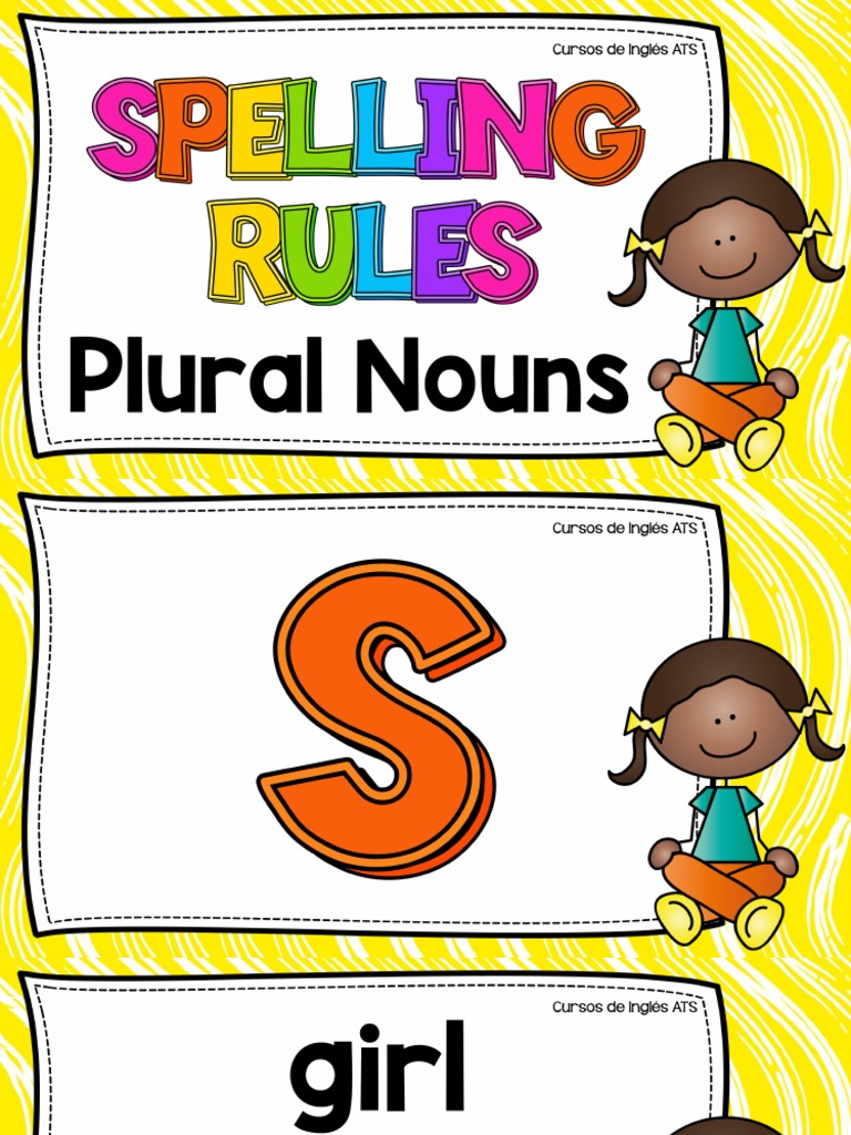Reglas de Plurales en Inglés ATS | PDF | Artes del Lenguaje y Comunicación