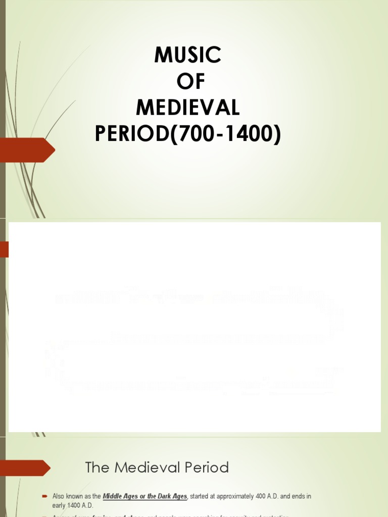 Music of the Medieval Period (700-1400) | PDF | Gregorian Chant ...