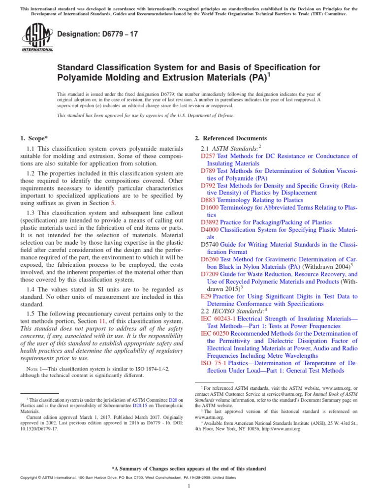 ASTM D Standard | PDF | Pascal (Unit) | Plastic