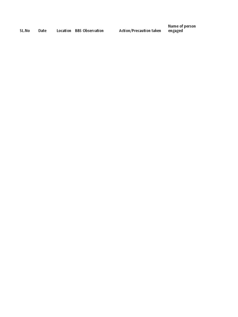 BBS Observation | PDF