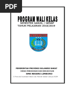 Program Kerja Guru Wali (1) | PDF