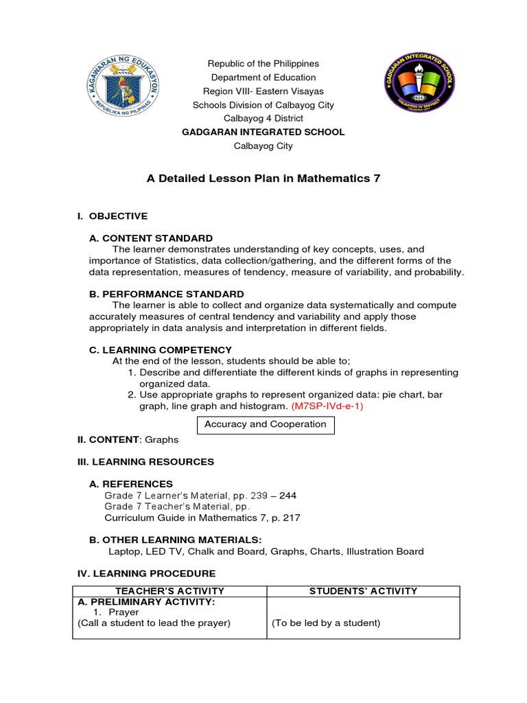 Final Lesson Plan | PDF | Chart | Pie Chart