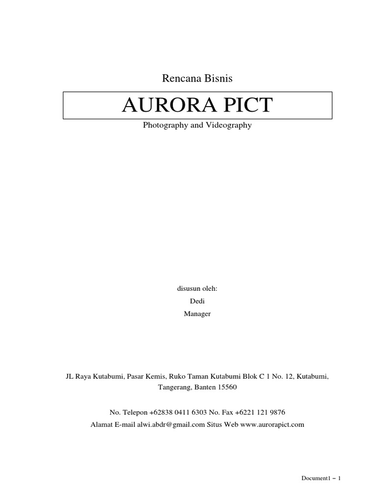 Contoh Tugas Kelompok Proposal Usaha SMK Tiara Aksara | PDF