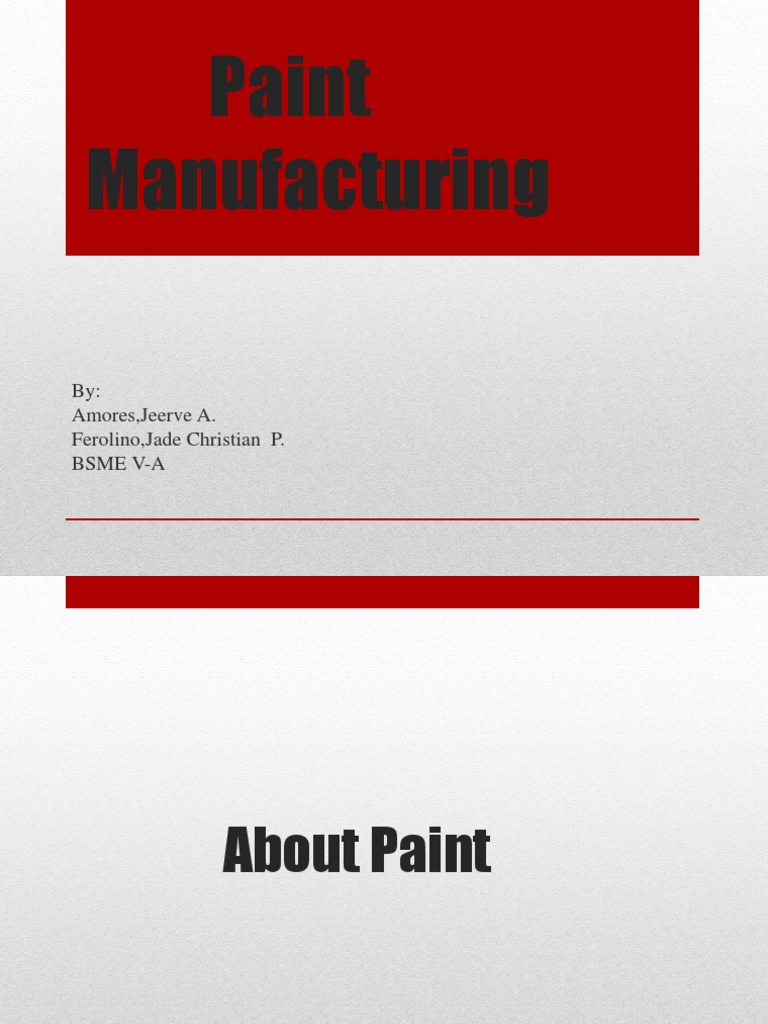 Paint Report | PDF | Acrylic Paint | Paint