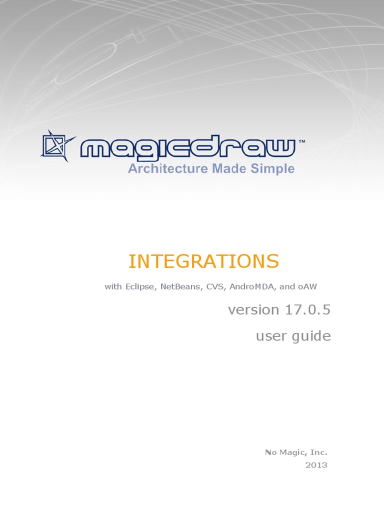 MagicDraw Integrations UserGuide | PDF | Eclipse (Software) | Net Beans
