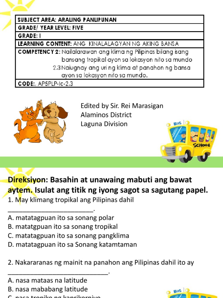 AP 5 Quarter 1 | PDF