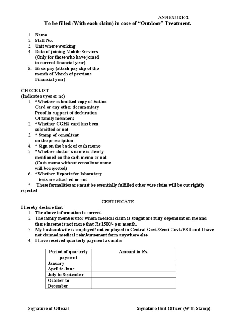 Medical Performa Cheack List | PDF | Health Care | Service Industries