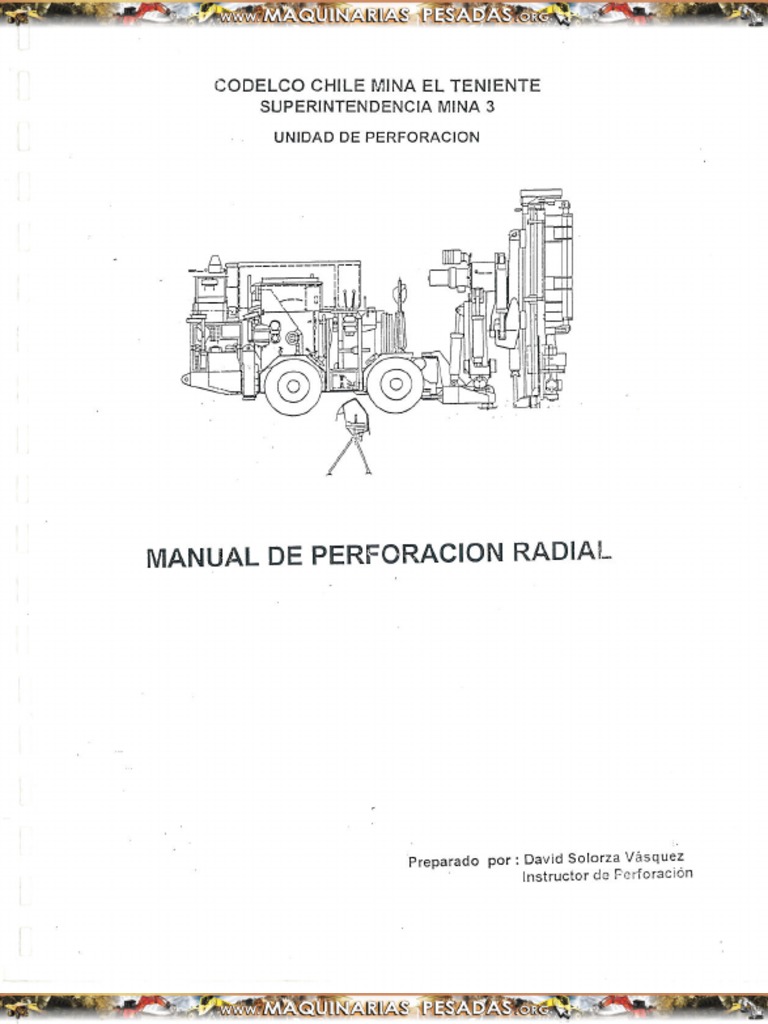 Operación de Perforadoras Jumbo Radial | PDF