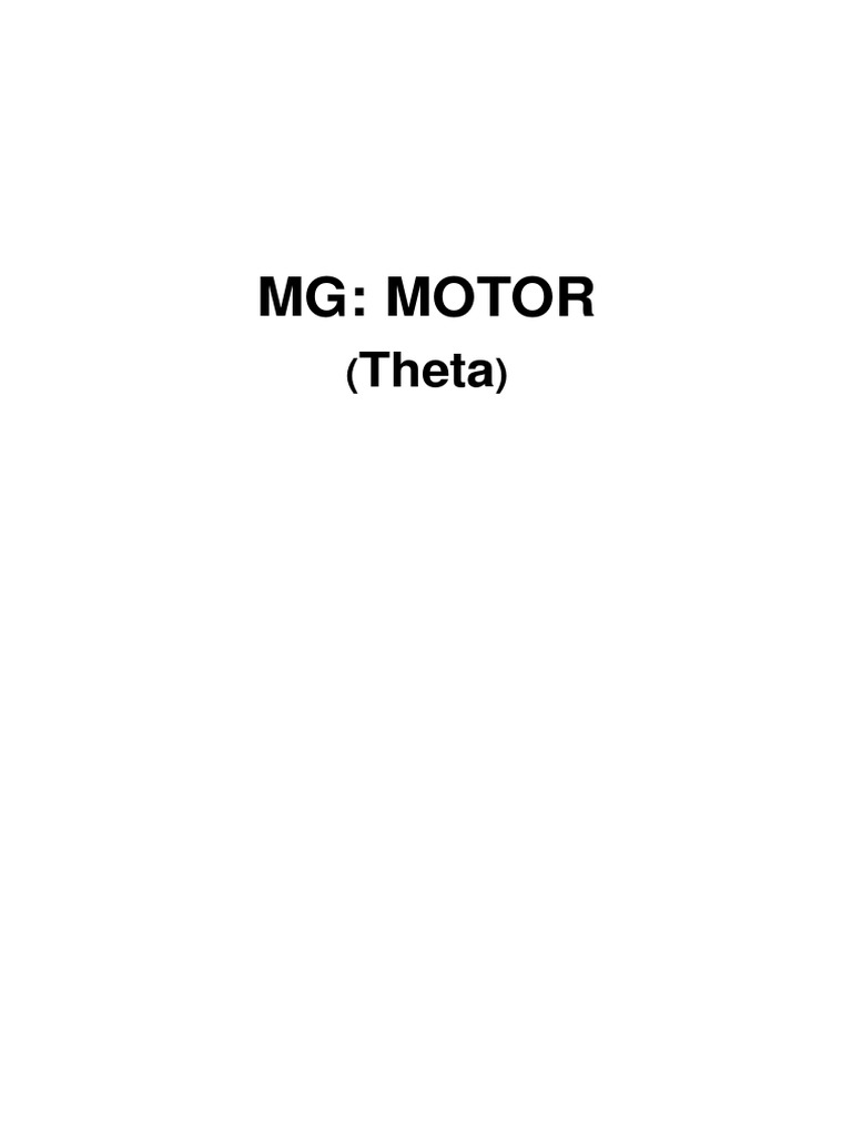 Motor Theta: Características y Sistemas | PDF | Motor de combustión ...