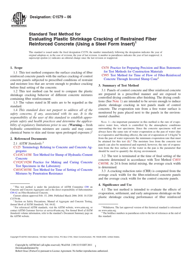 Astm 1579 | PDF | Humidity | Concrete