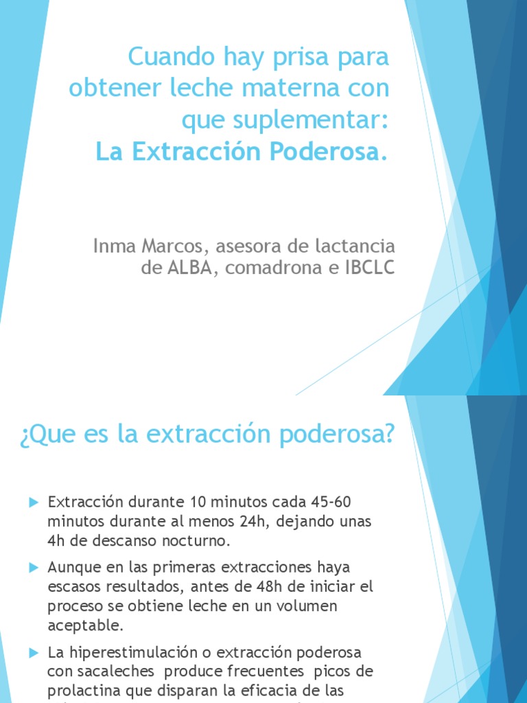 C13 INMA MARCOS La Extracción Poderosa | PDF | Amamantamiento | La ...