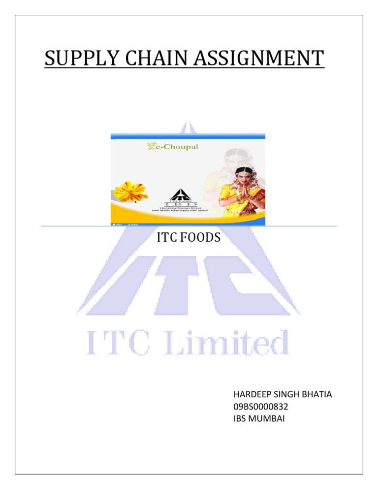Supply Chain Assignment: Itc Foods | PDF | Grocery Store | Retail