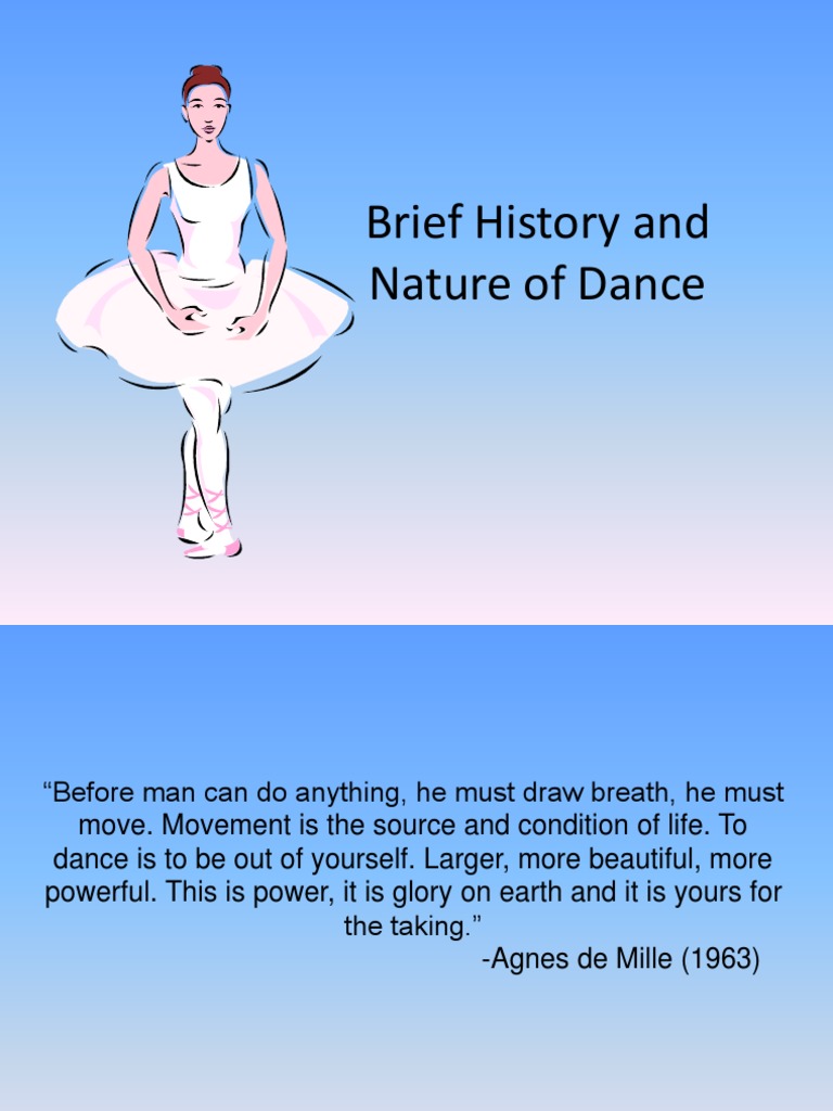 The History of Dance | PDF | Dances | Performing Arts