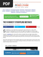 Prepping Matrix (V 1.0) | PDF | Foreign Language Studies | Wellness