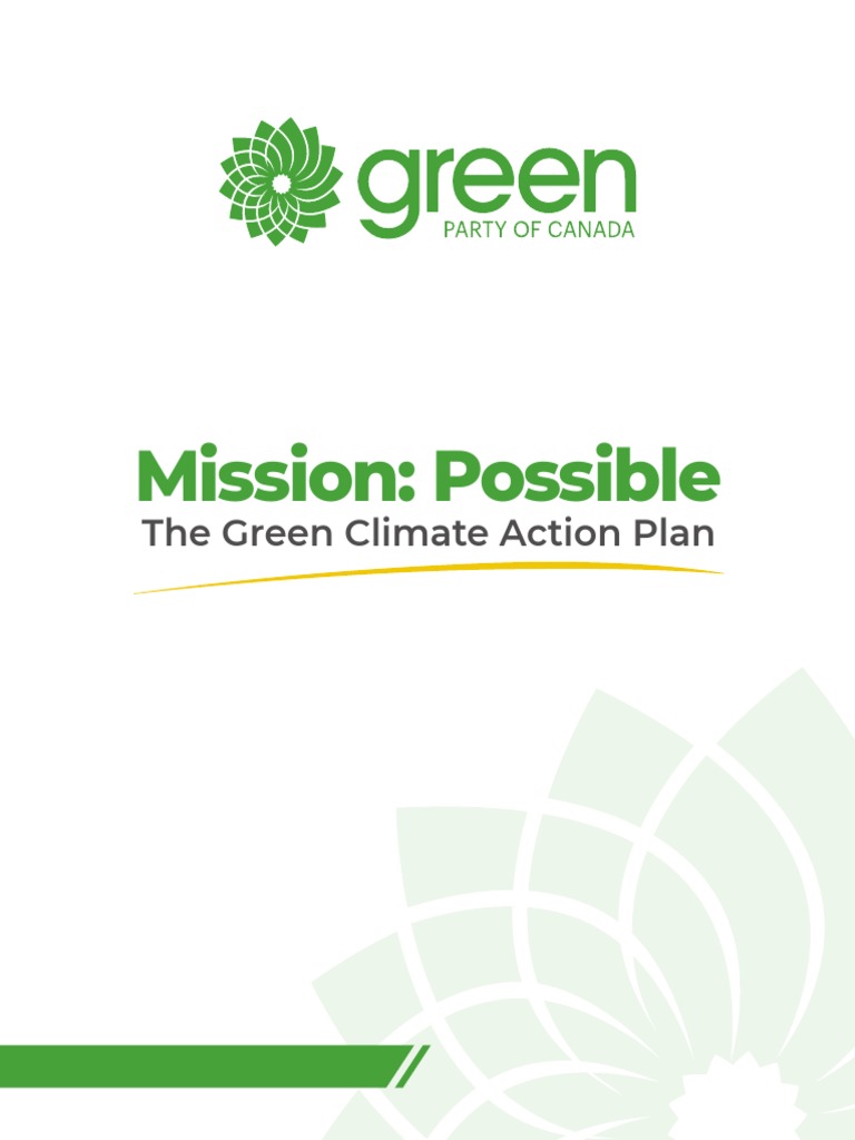 Canada’s Green Climate Action Plan | PDF | Greenhouse Gas | Electric ...