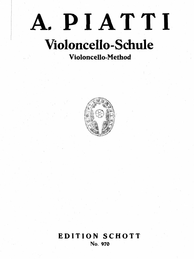 A.Piatti-cello Method PDF | PDF