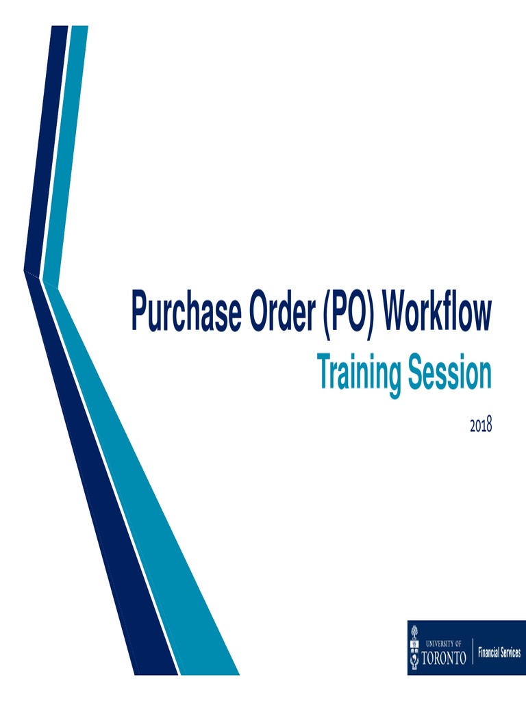 PO Workflow Training Slides | PDF | Procurement | Lease