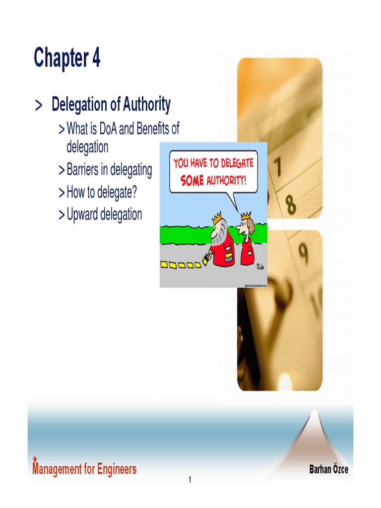 Chapter 4 Delegation of Authority | Download Free PDF | Chief Executive ... Chapter 4 Delegation of Authority | Download Free PDF | Chief Executive ...