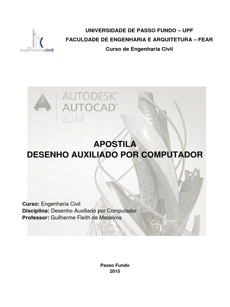 Apostila AutoCAD | PDF | Auto Cad | Janela (informática)