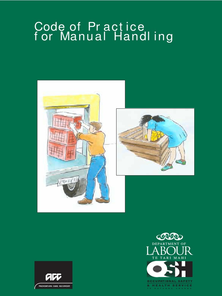 Osh - Code of Practice of Manual Handling PDF | Download Free PDF ...