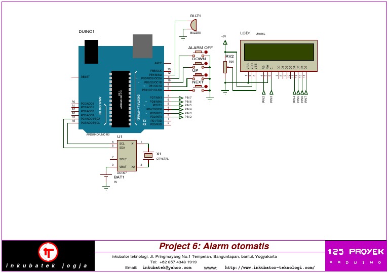 Skematik Stop Watch Tampilan LCD | PDF | Arduino | Central Processing Unit