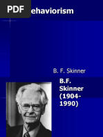Behaviourism Theory by B.F Skinner PDF | PDF | Reinforcement | Behaviorism