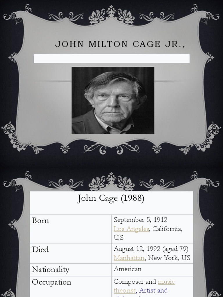John Cage: Composer & Innovator | PDF | Classics