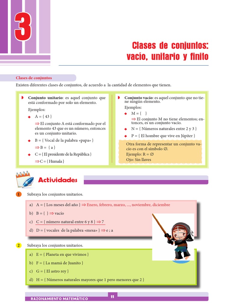 RM_1_GRADO_S3_clases de Conjuntos Vacio, Unitario y Finito | Conjunto ...