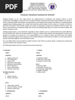 SBFP Best Practices & Narrative Report | PDF | Malnutrition | Policy