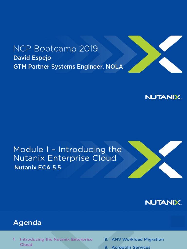 Nutanix Enterprise Cloud Overview 2019 | PDF | Solid State Drive | Computer Network