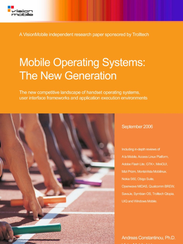 Mobile Operating Systems The New Generation | PDF | Linux | Operating ...